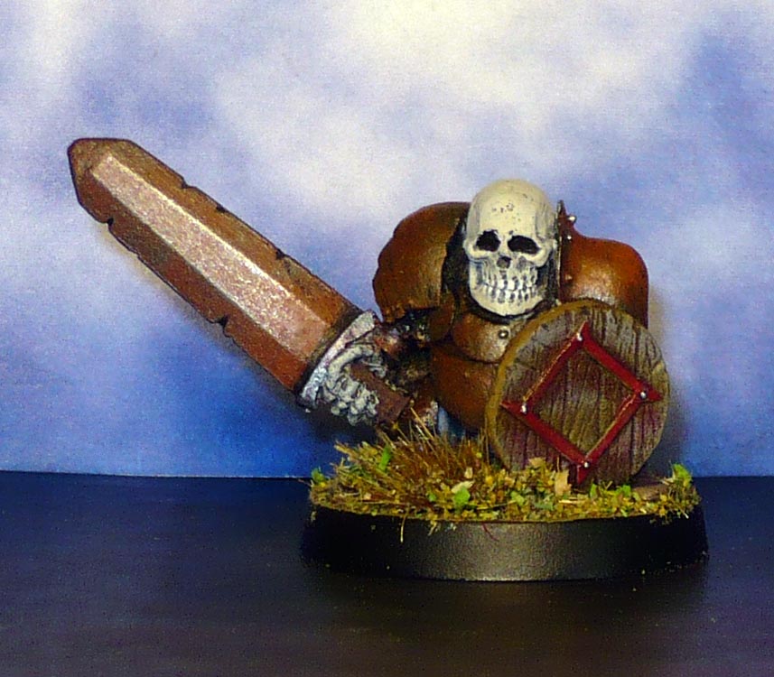 Chronopia Skeletal Dwarf Swordsman – @The Mountains of Minis