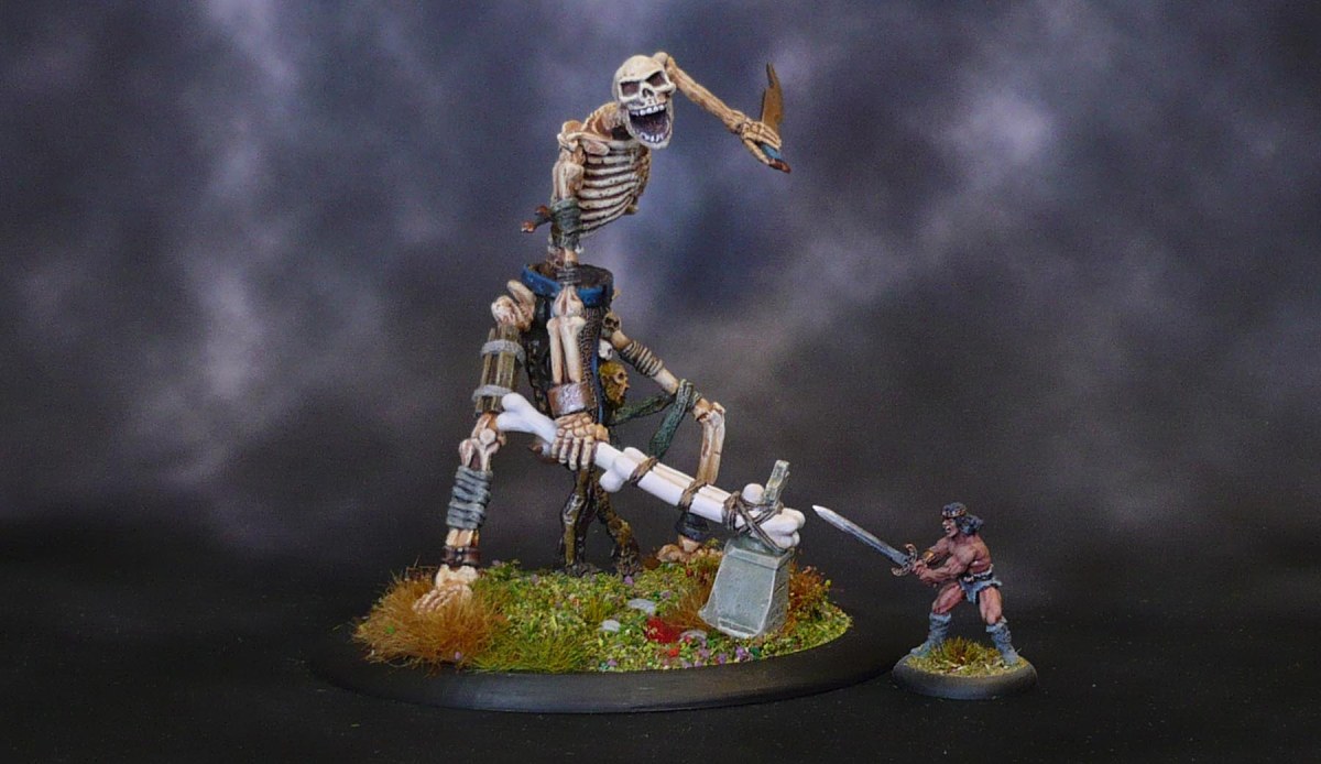 Big Bones: Colossal Skeleton – @The Mountains of Minis