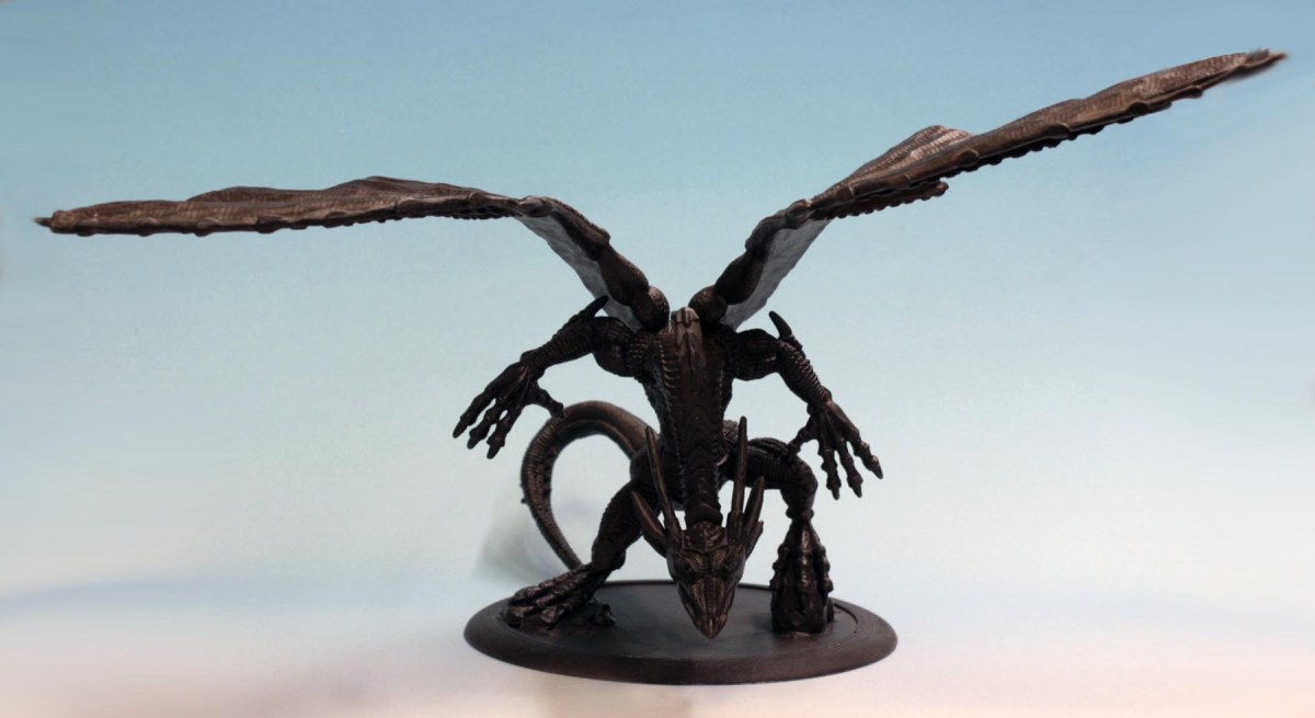 Miniatures Rescue: Droopy the Dragon – @The Mountains of Minis