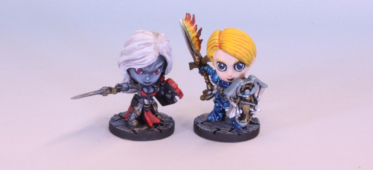 Bones 4 Core Chibis #117 & #119 – @The Mountains of Minis