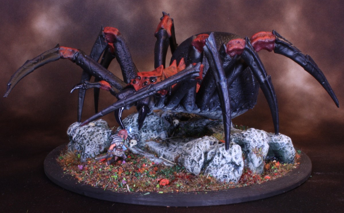 “Shelob Passes Sam By” – @The Mountains of Minis